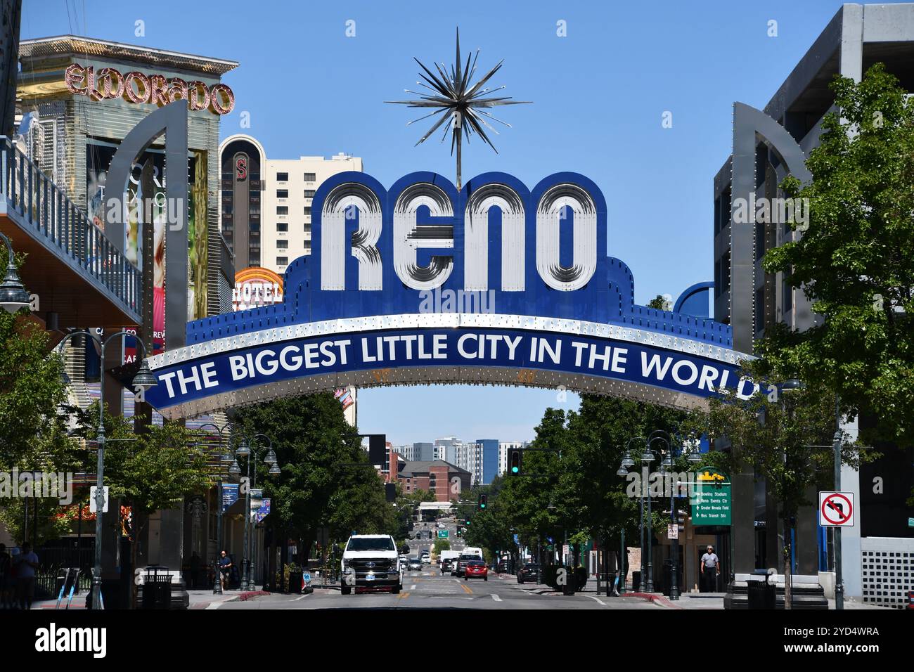 Reno (The Biggest Little City in the World) Sign in Nevada Stock Photo ...