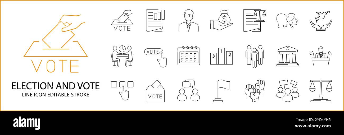 Federal election campaign signs Stock Vector Images - Alamy