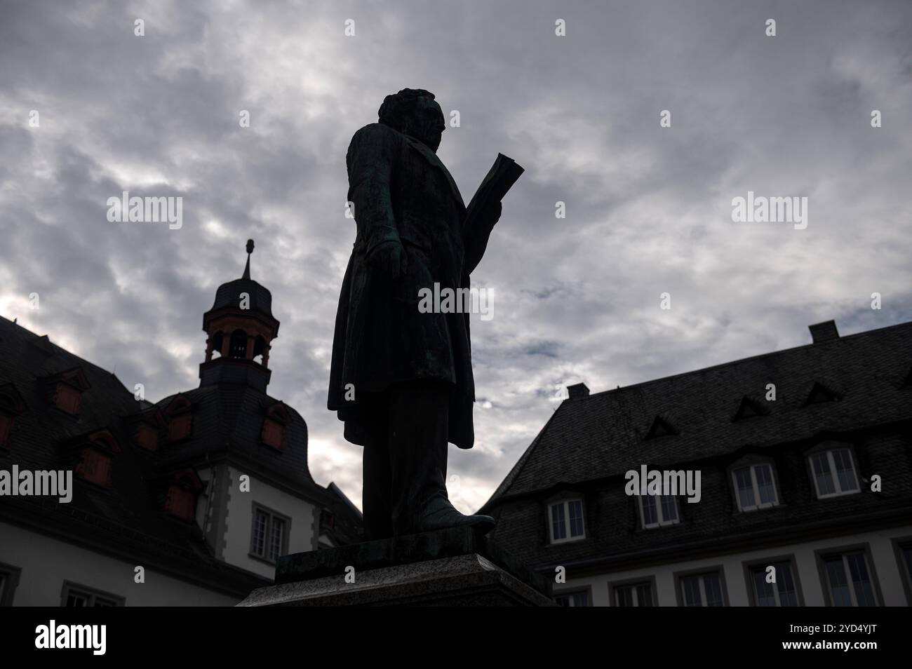Koblenz Germany 6th October 2024. Johannes-Müller-Denkmal Johannes ...