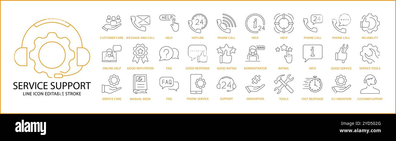 Social customer service Stock Vector Images - Alamy