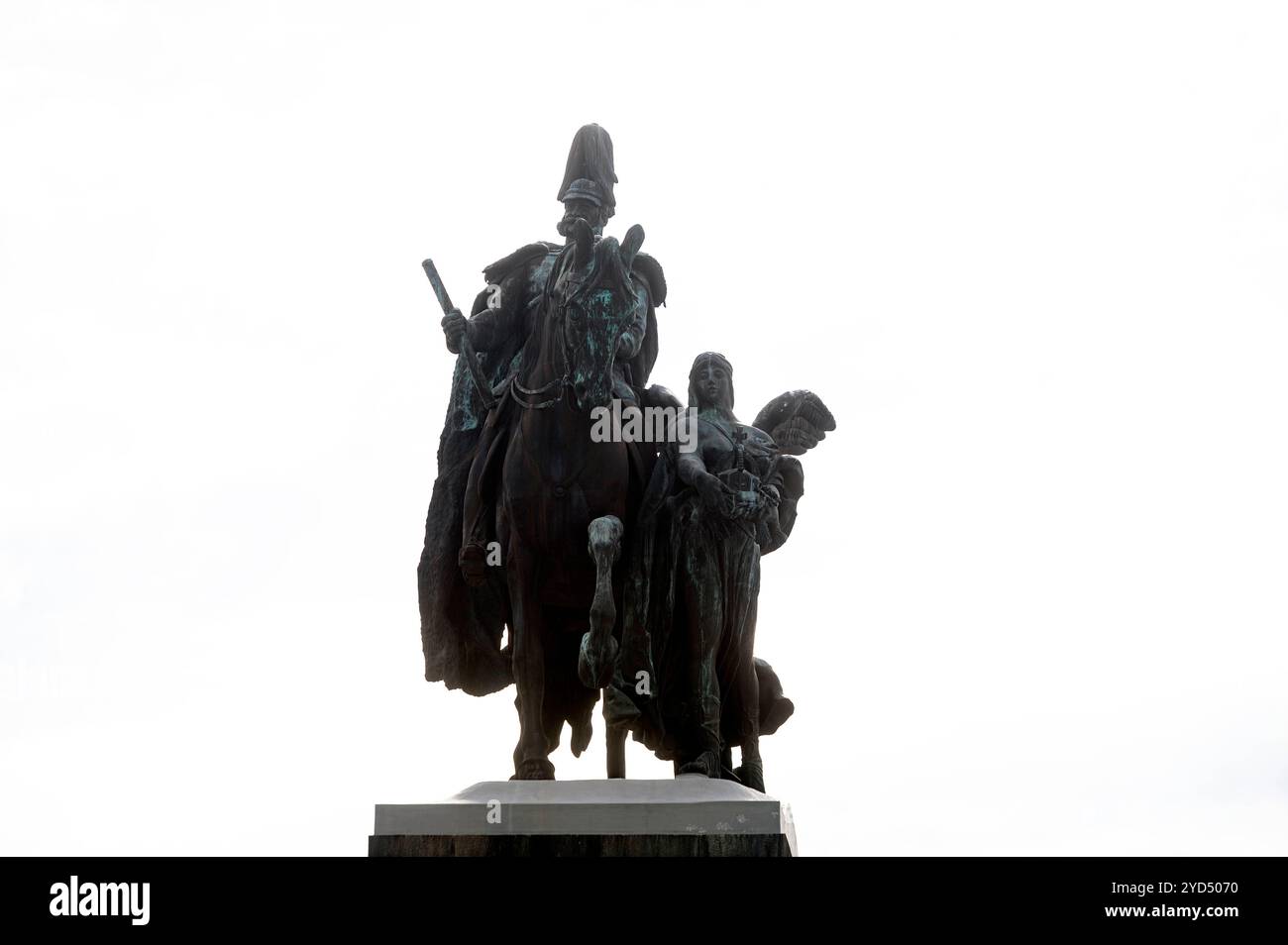 Koblenz Germany 6th October 2024. The Deutches Eck, the confluence of ...