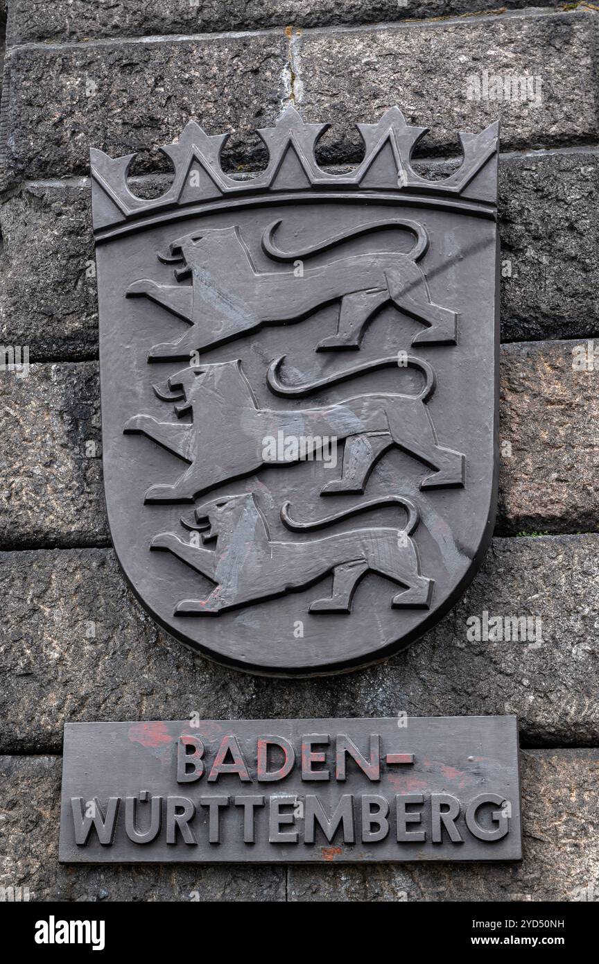 Koblenz Germany 6th October 2024. The Deutches Eck, the confluence of ...