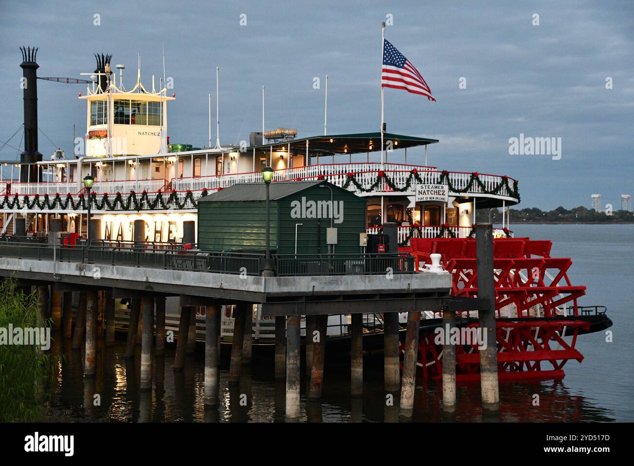 Steamboat Natchez Riverboat on the Mississippi River in New Orleans ...