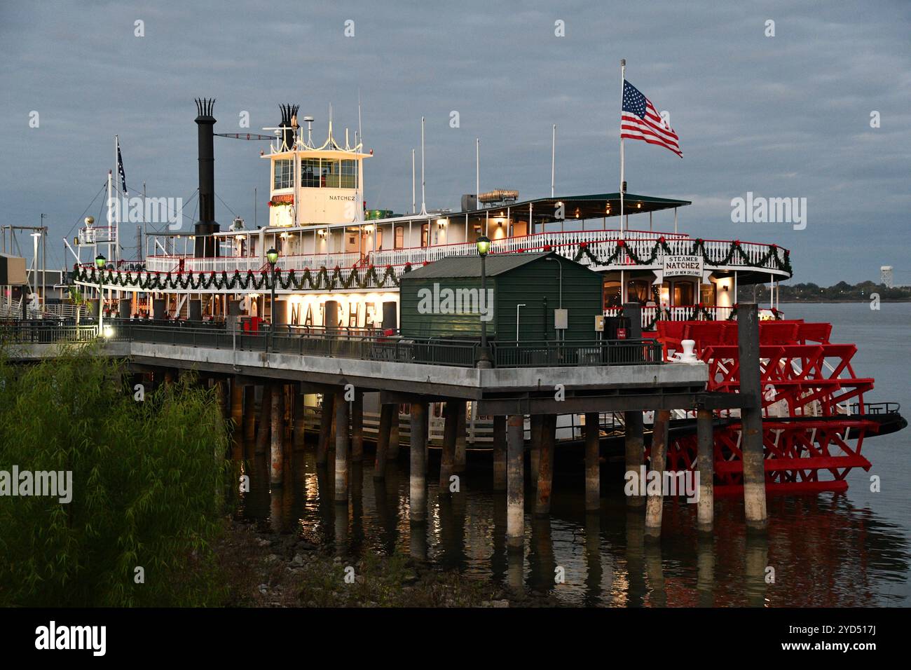Steamboat Natchez Riverboat on the Mississippi River in New Orleans ...