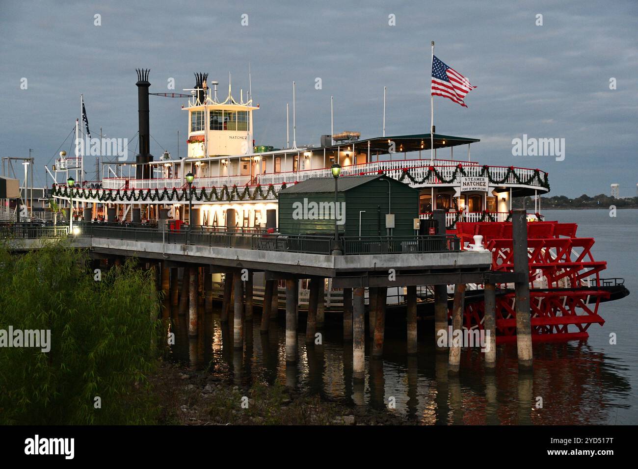 Steamboat Natchez Riverboat on the Mississippi River in New Orleans ...