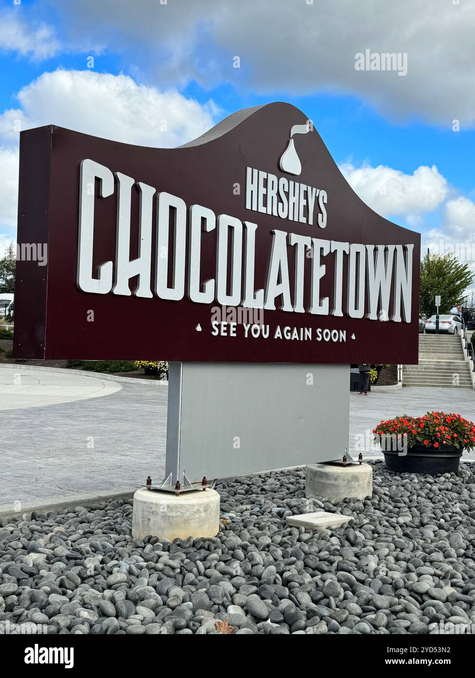 Hershey Park at Hersheys Chocolate World in Hershey, Pennsylvania Stock ...