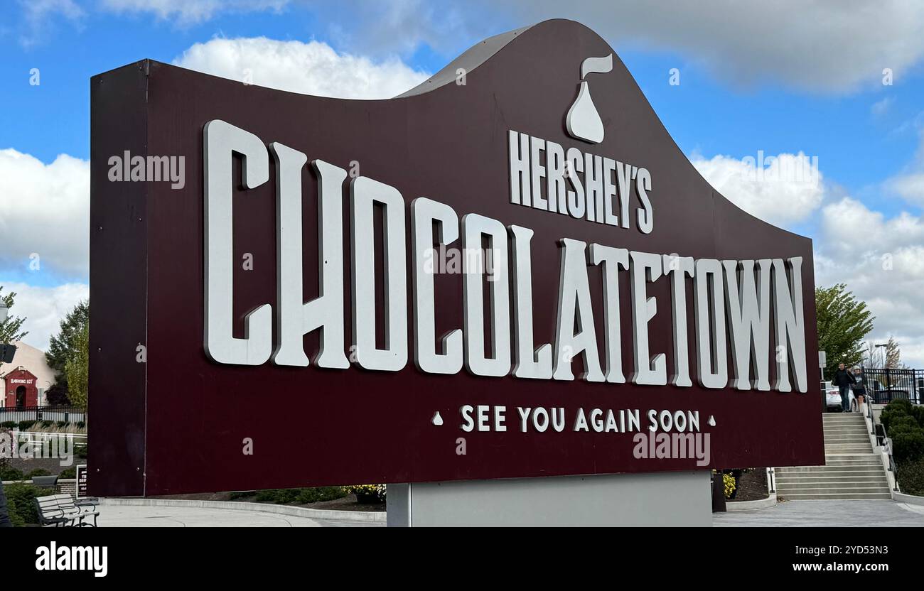 Hershey Park at Hersheys Chocolate World in Hershey, Pennsylvania Stock ...