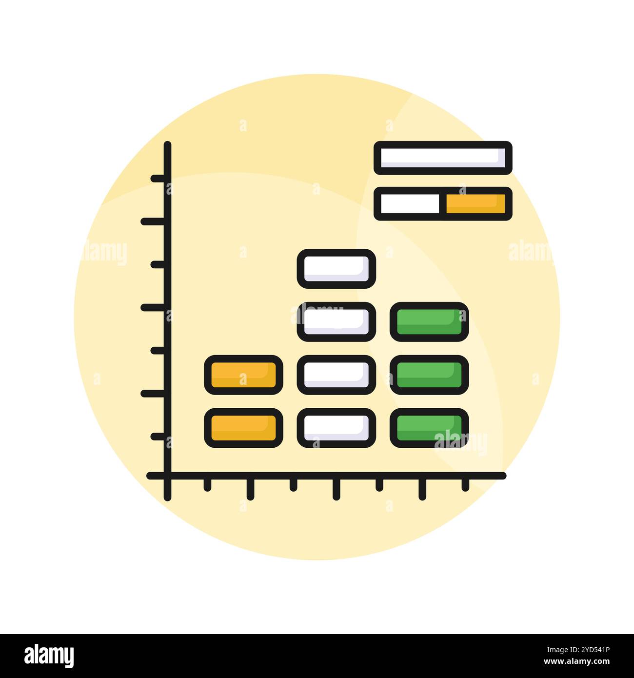 Get your hands on this creatively designed icon of histogram chart, data analytics Stock Vector ...