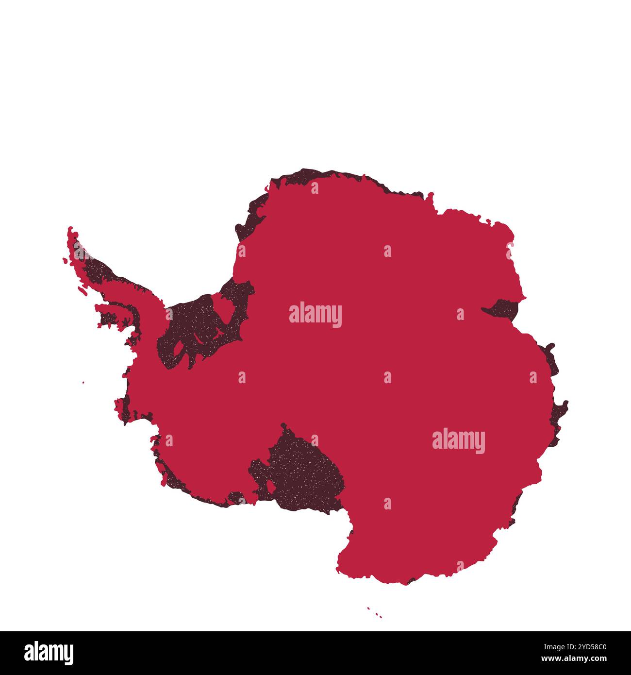 Map of Antarctica, sign silhouette. World Map Globe. Vector ...