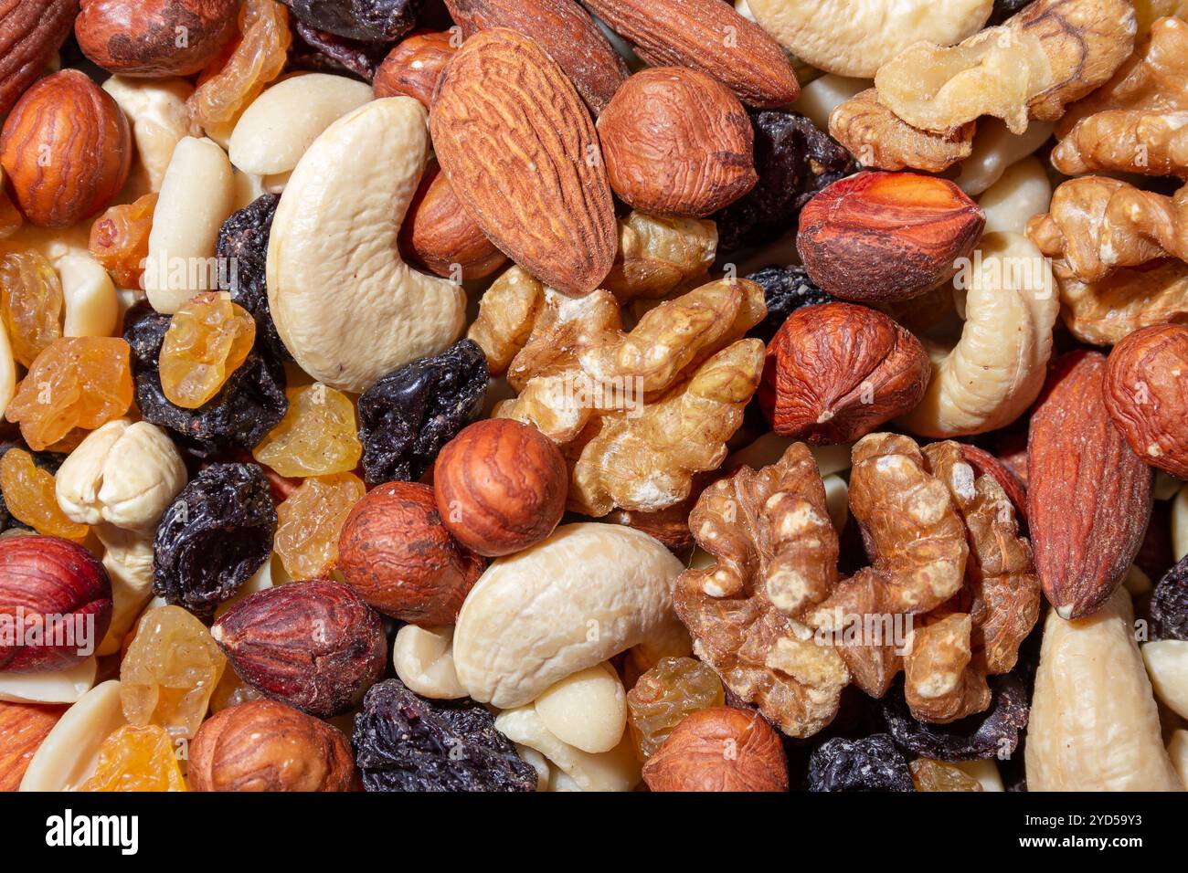 Mixed Nuts: Almonds, Walnuts, Cashews, Peanuts, Hazelnuts, Dried Prunes ...