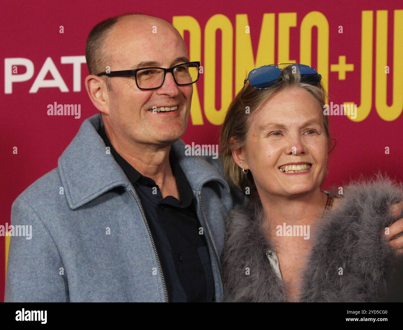 Richard Connor and Caroline Connor, parents of Kit Connor attend the opening night of "Romeo ...