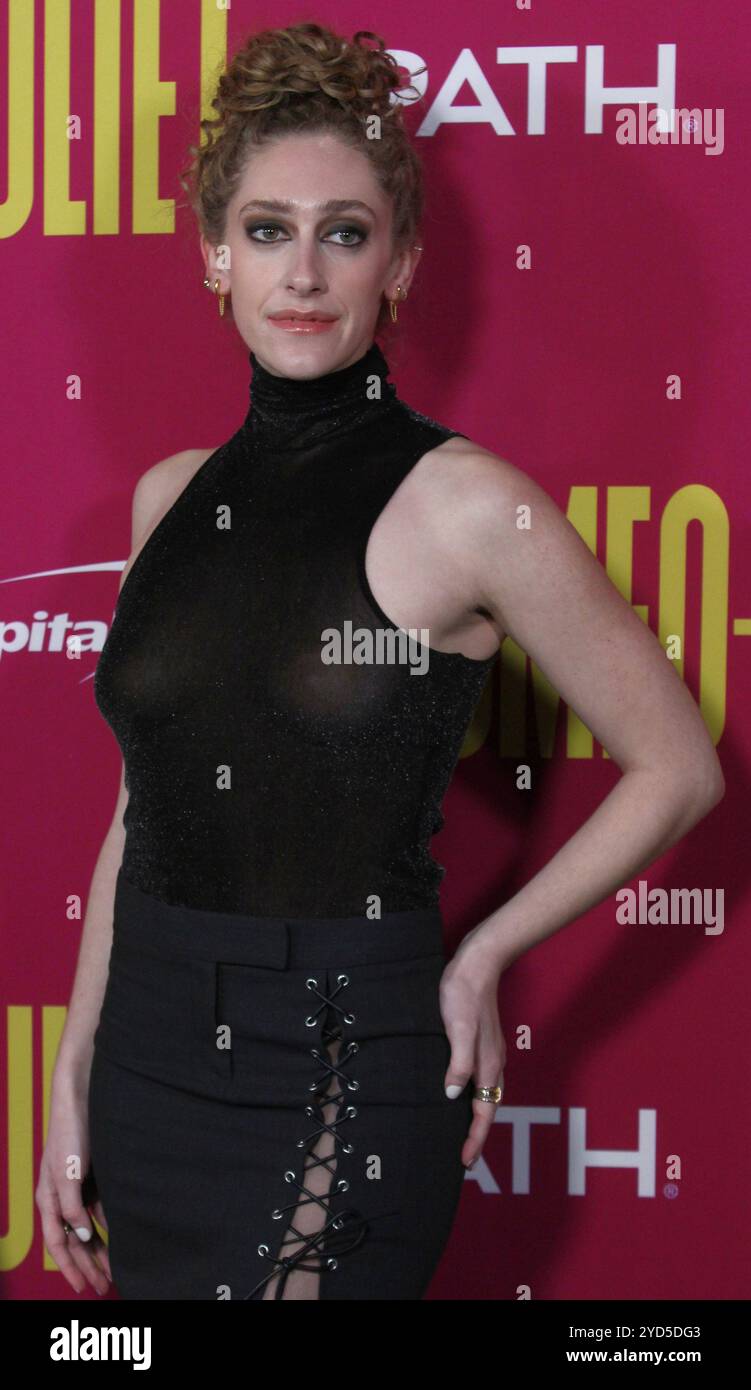 Micaela Diamond attends the opening night of "Romeo Juliet" at Circle in the Square Theatre in ...