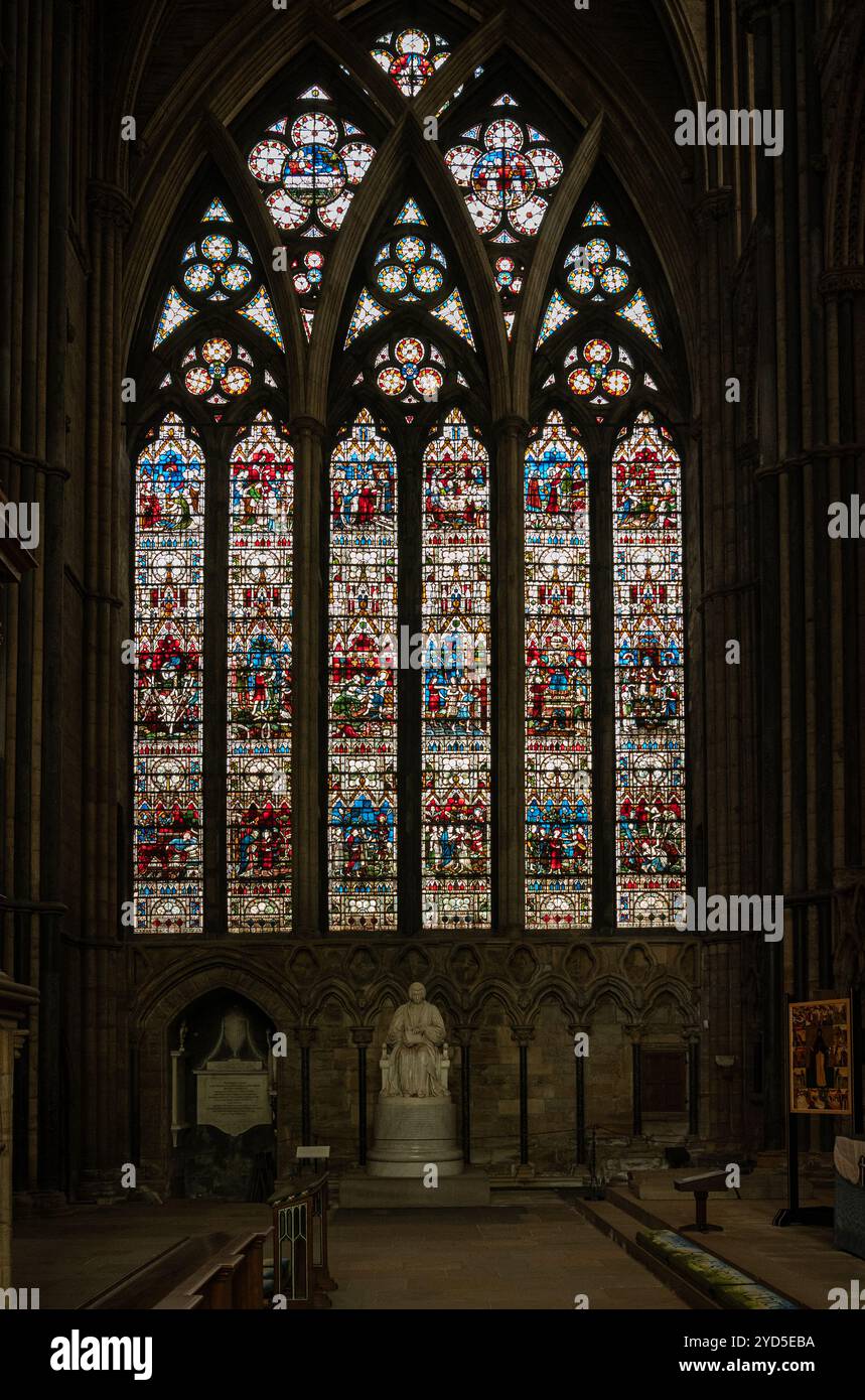 The Joseph the Patriarch Stained Glass Window in Durham Cathedral ...