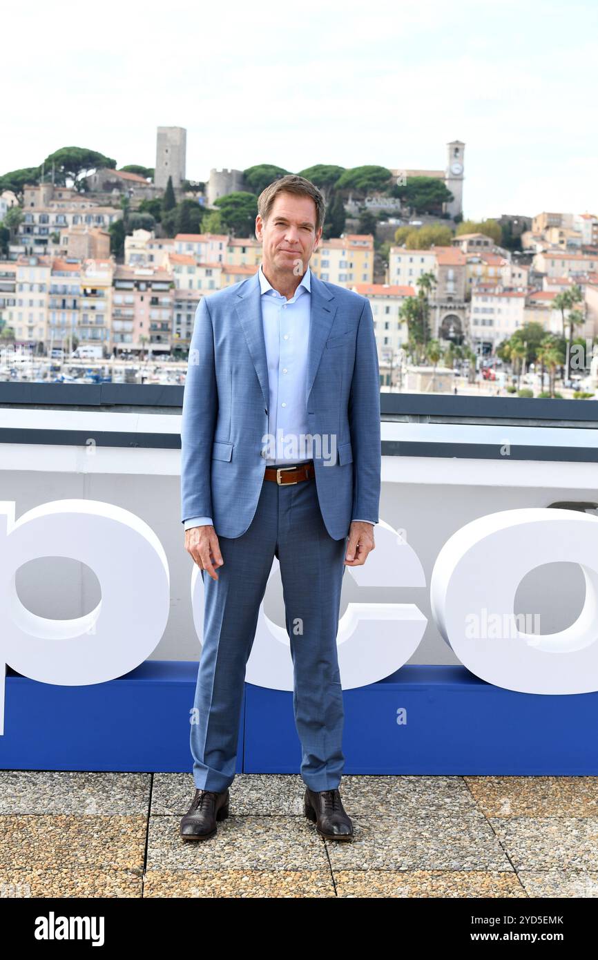 Cannes, France. 22nd Oct, 2024. Michael Weatherly attends the photocall ...