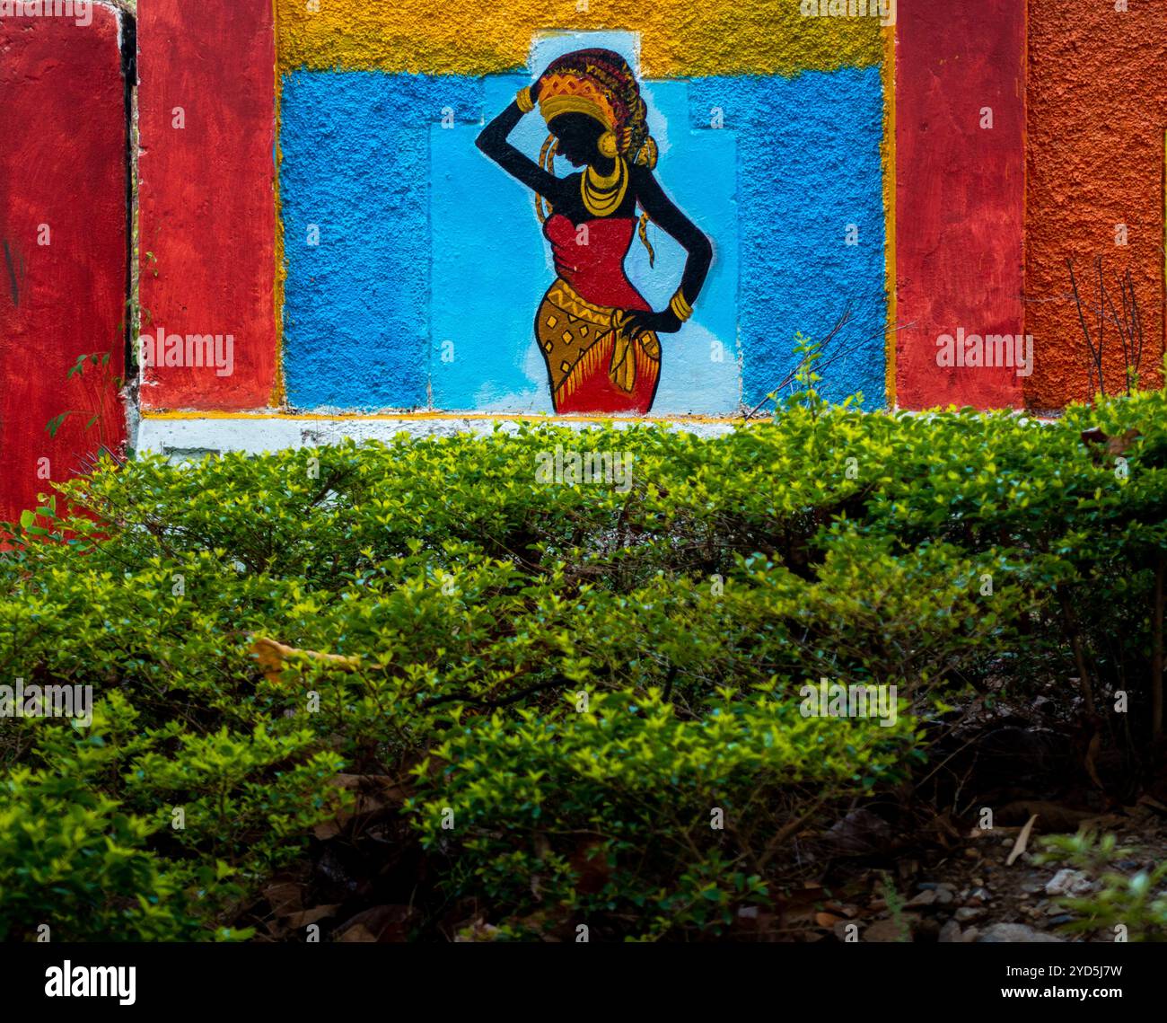 Oct25th2024 Dehradun City India. A vibrant graffiti artwork depicting a ...