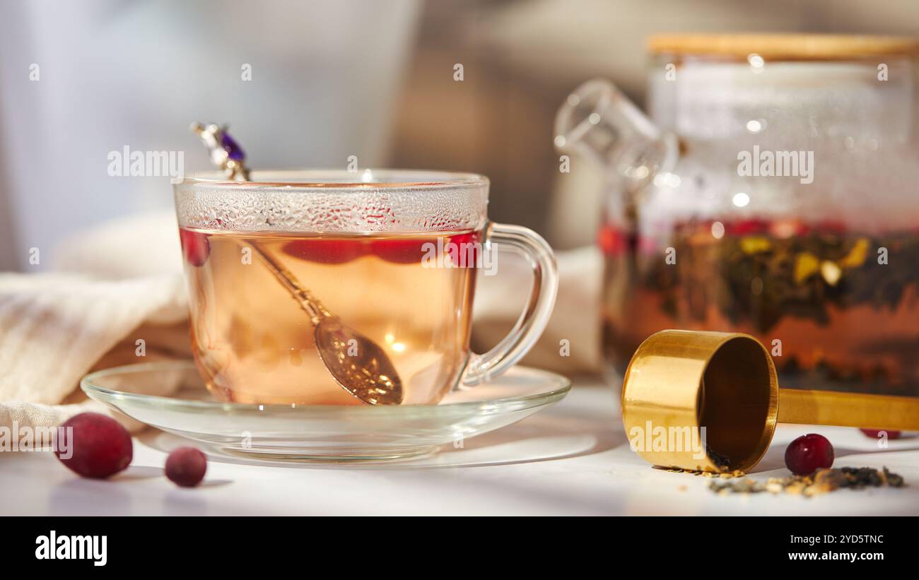 Cup tea summer composition hi-res stock photography and images - Alamy