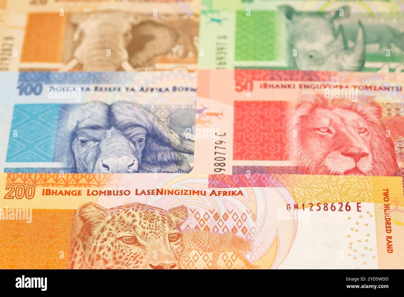 South African rand a business background Stock Photo - Alamy