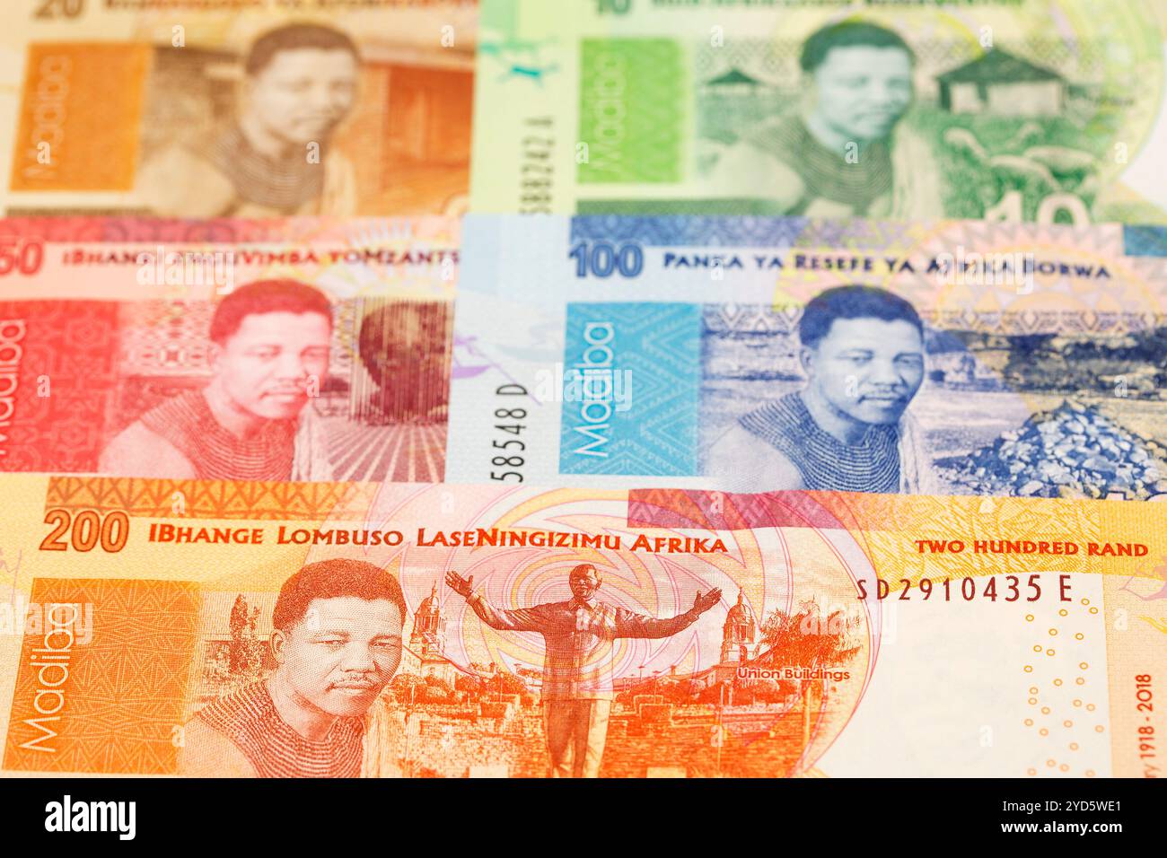 South African rand a business background Stock Photo - Alamy