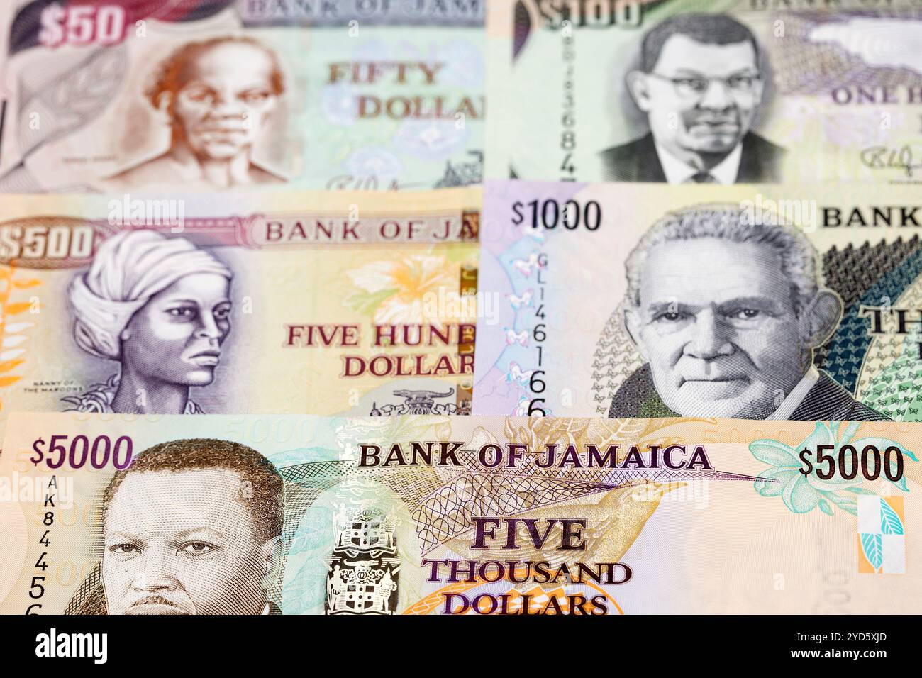 Jamaican dollar a business background Stock Photo - Alamy