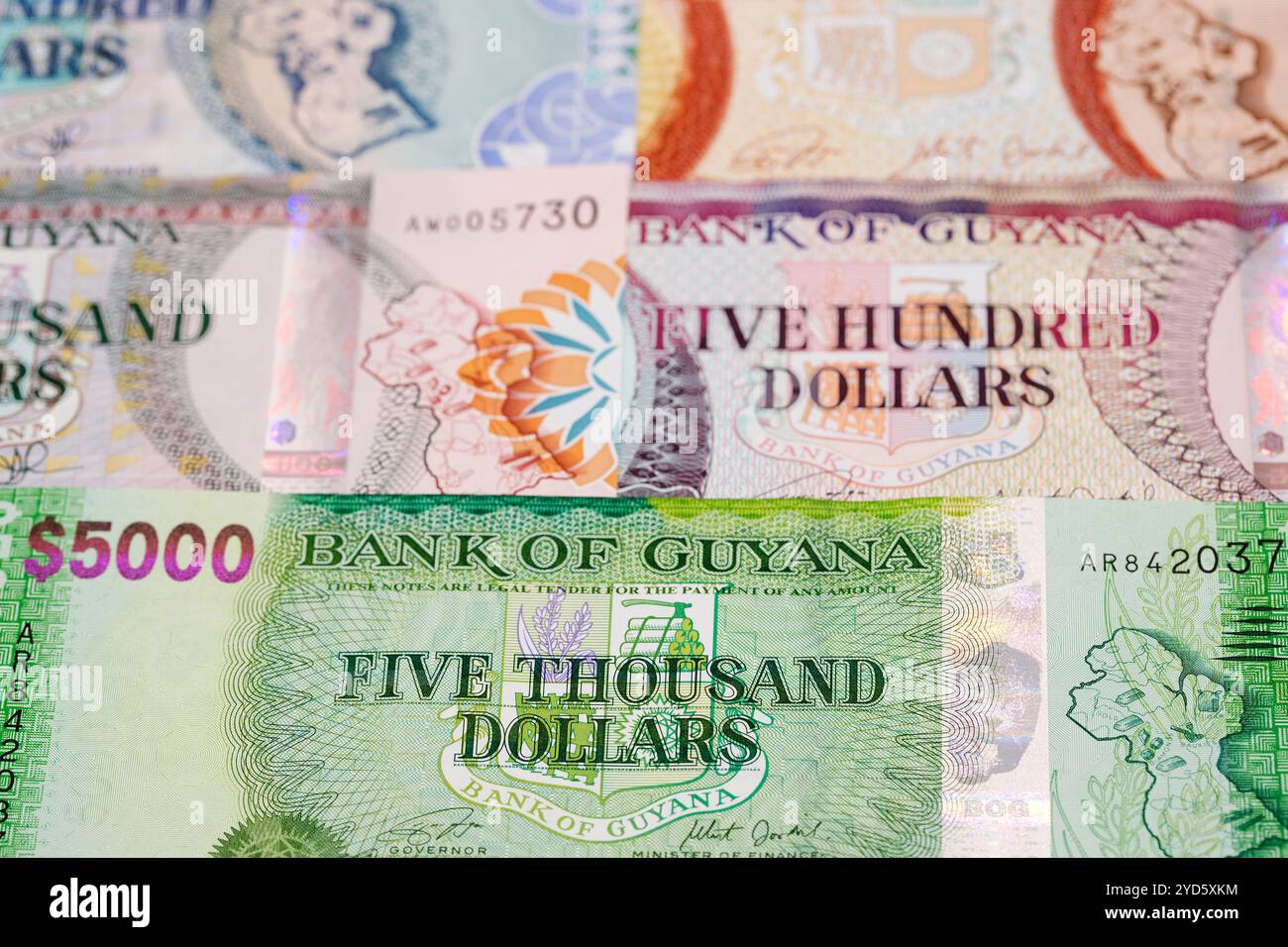 Guyanese dollar a business background Stock Photo - Alamy