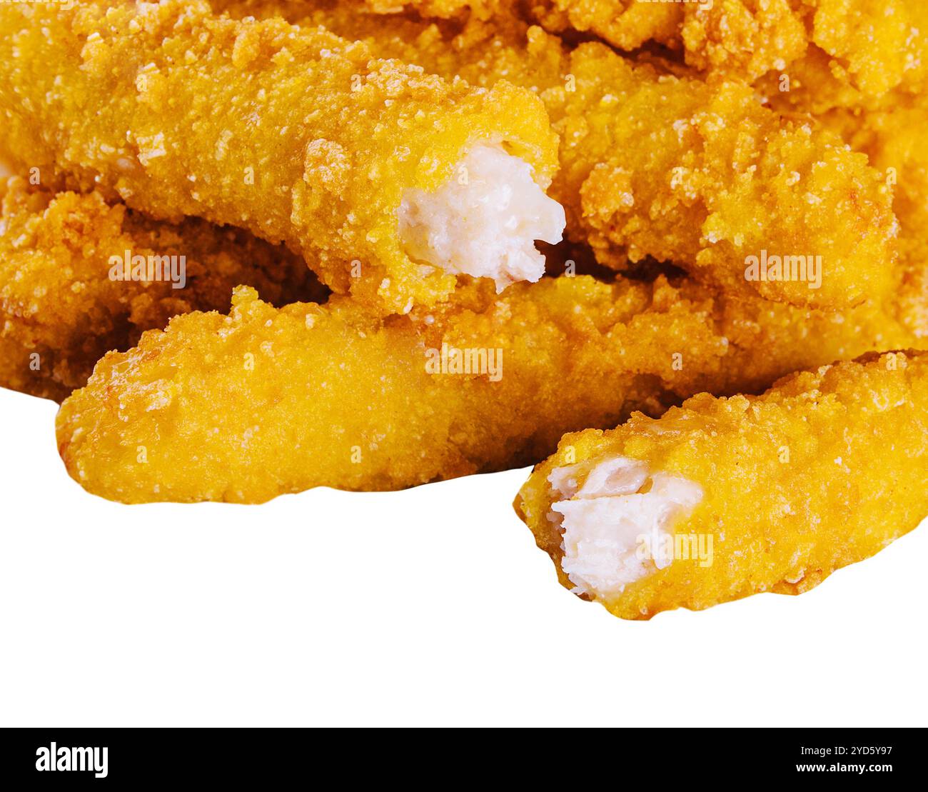 Chicken nugets isolated on white background Stock Photo - Alamy
