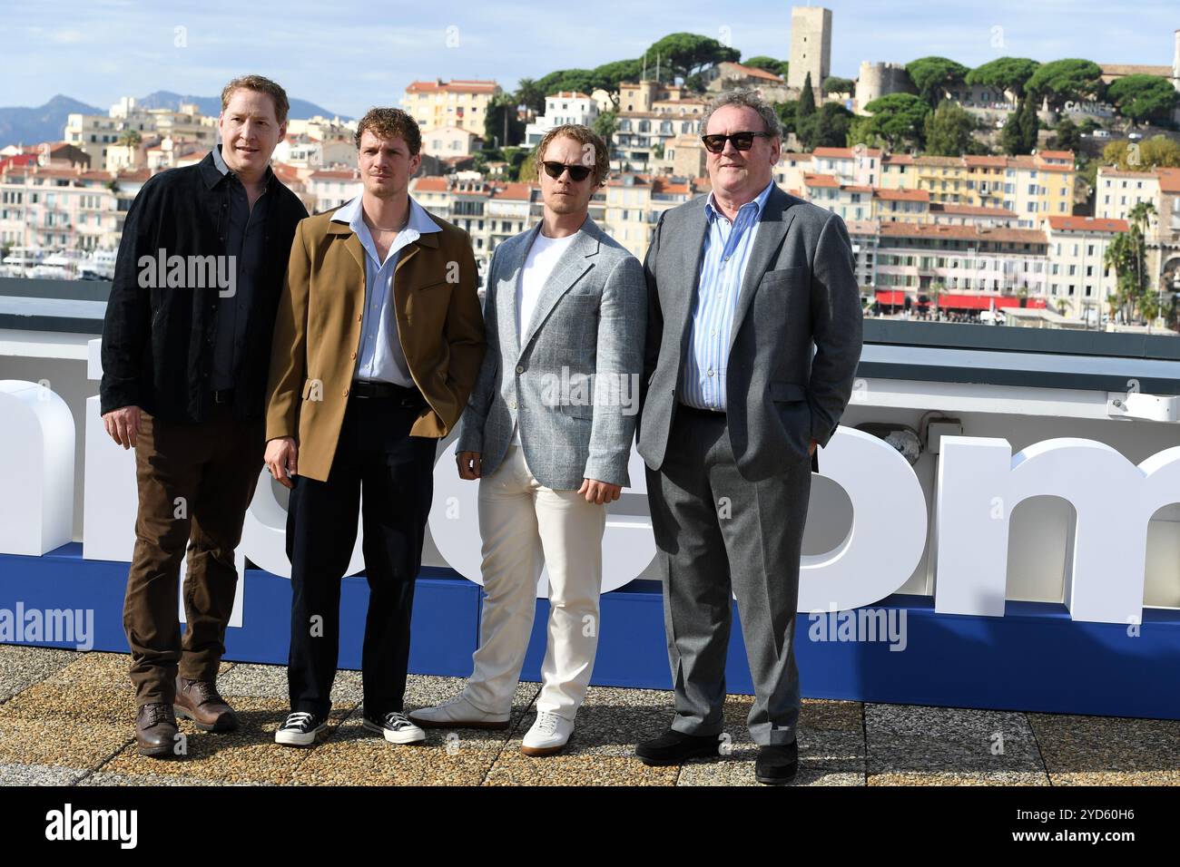 Cannes, France. 21st Oct, 2024. Alfie Allen, Mark Williams, Colm Meaney ...