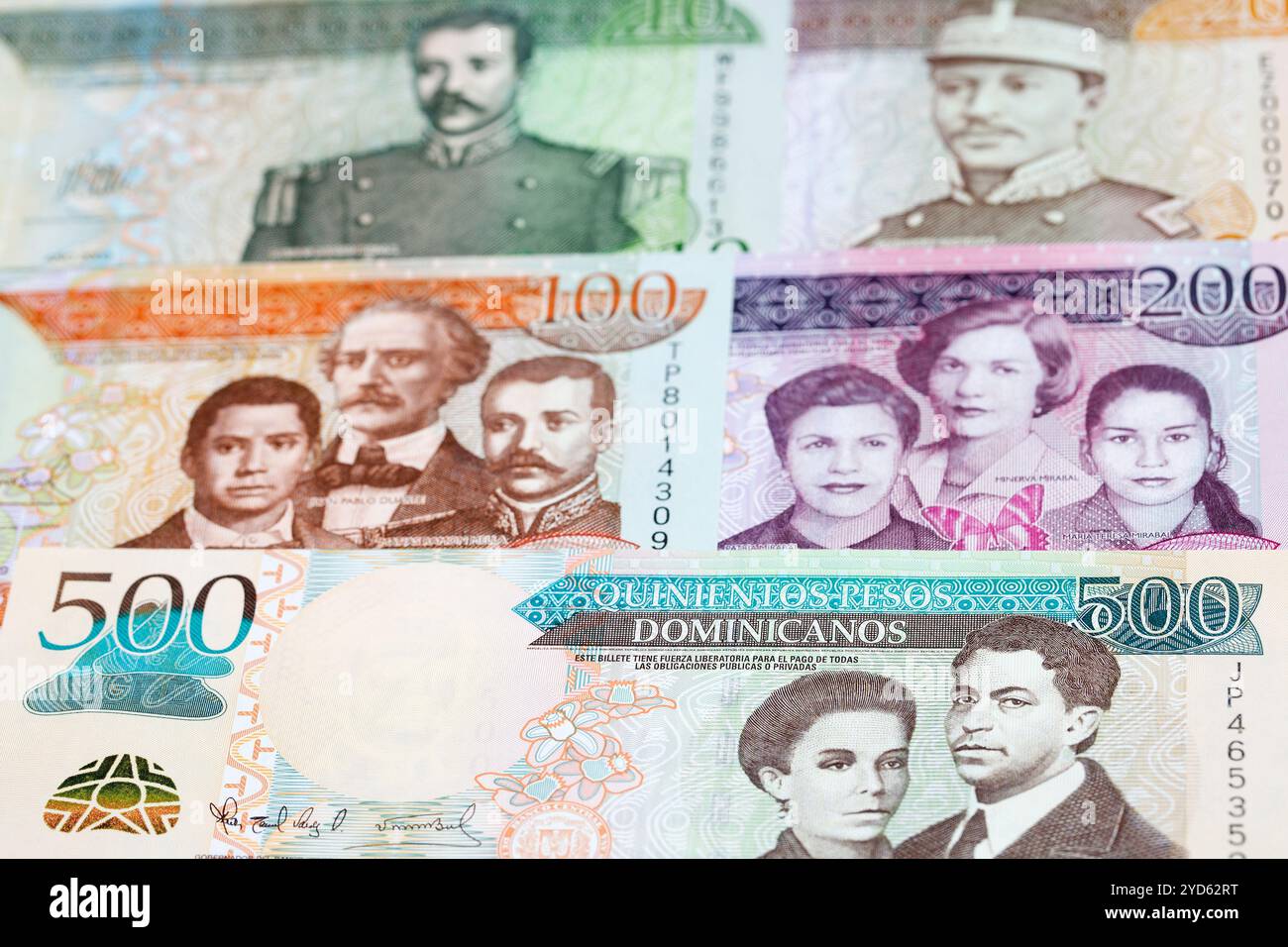 Dominican money - peso a business background Stock Photo - Alamy