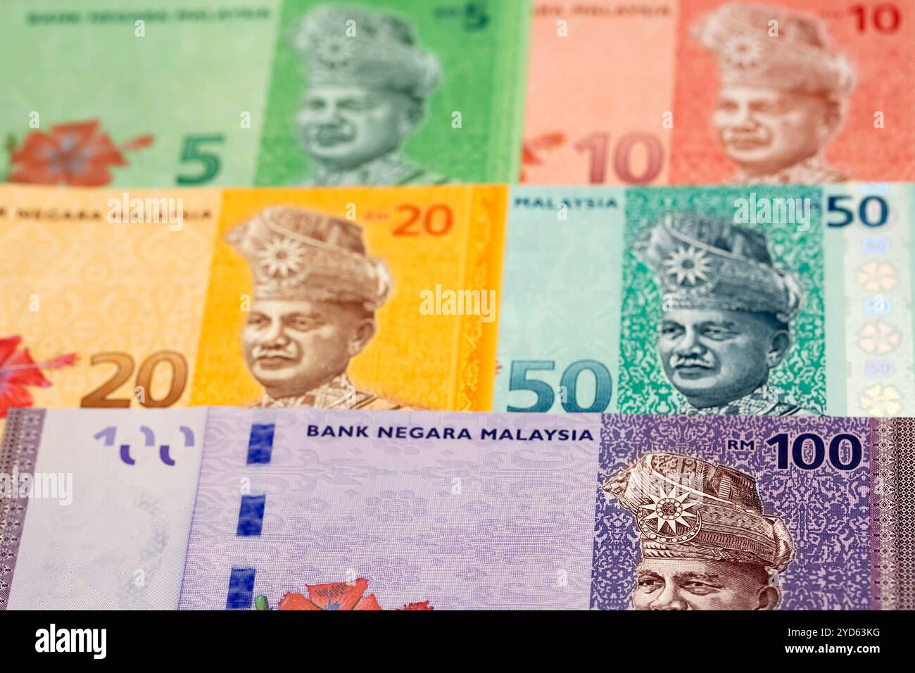 Malaysian money - ringgit a business background Stock Photo - Alamy