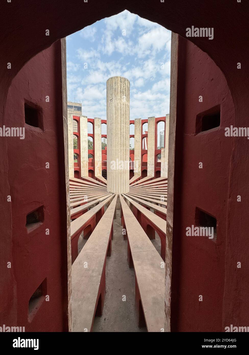 Rama Yantra at Jantar Mantar Observatory in Delhi, India Stock Photo ...