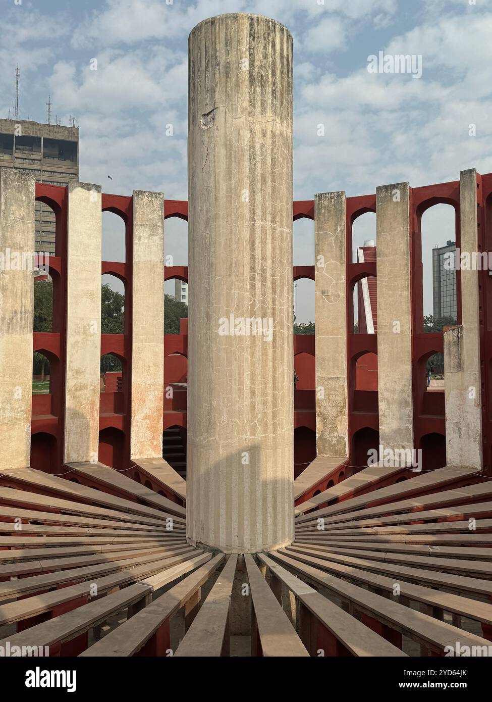Rama Yantra at Jantar Mantar Observatory in Delhi, India Stock Photo ...