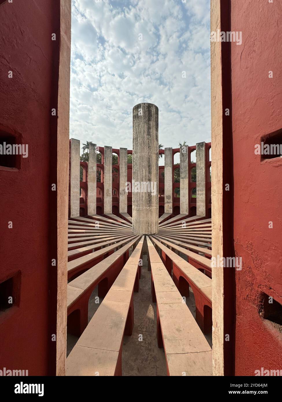 Rama Yantra at Jantar Mantar Observatory in Delhi, India Stock Photo ...