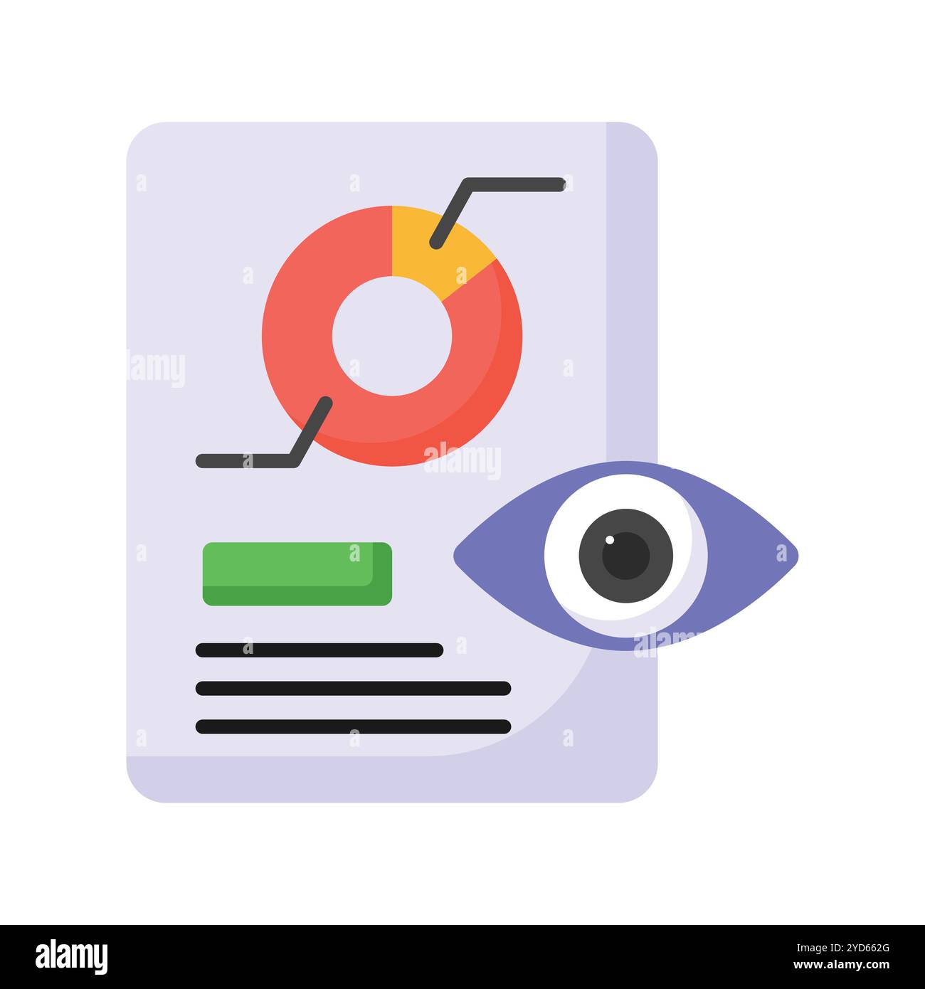 Check this beautifully designed data monitoring vector isolated on ...