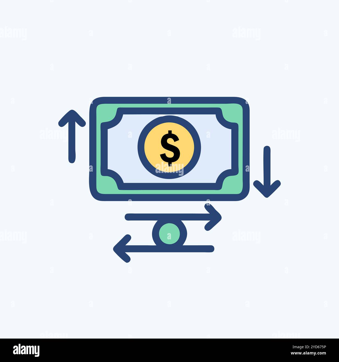 Cash Flow icon vector art image Stock Vector Image & Art - Alamy