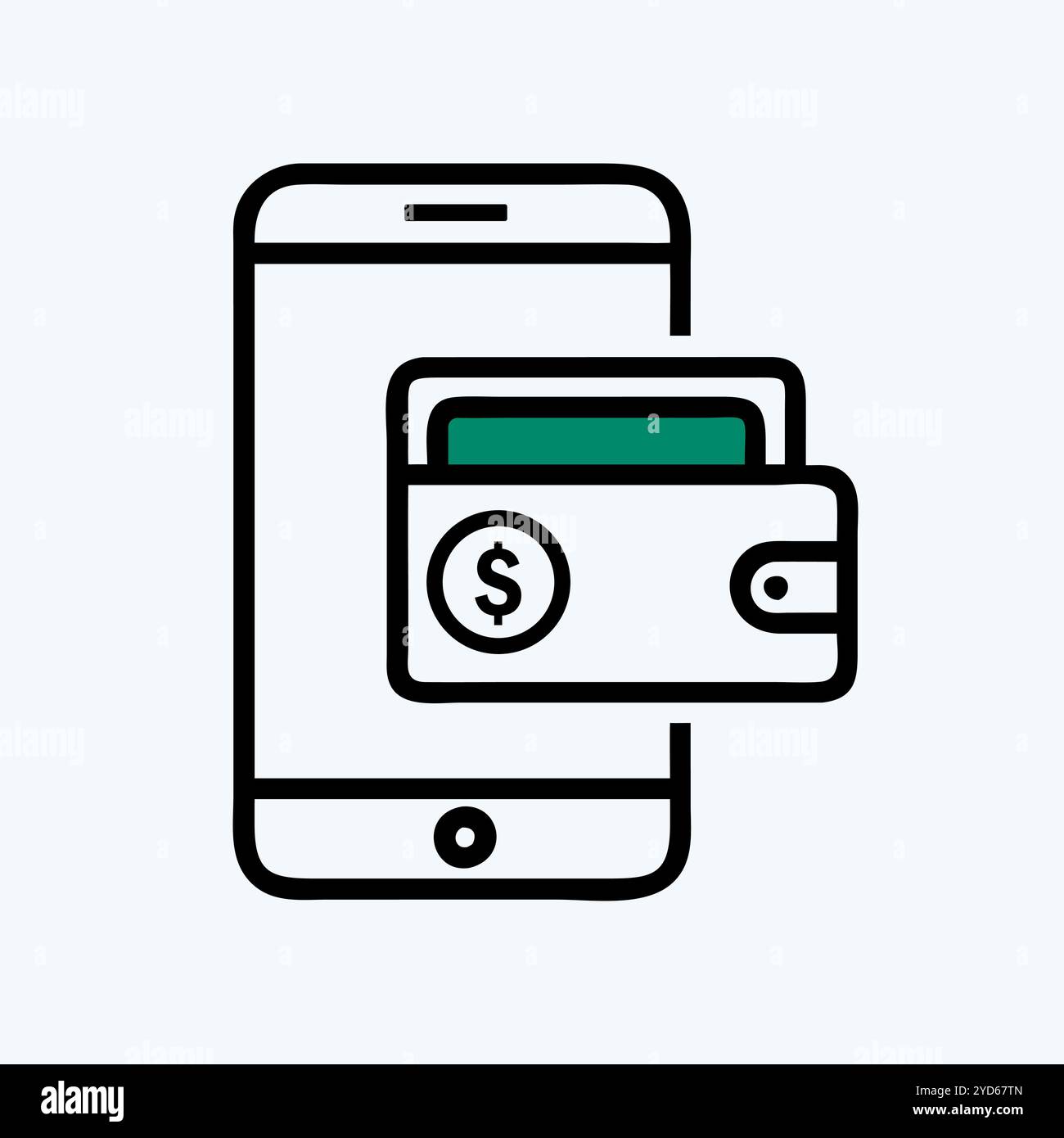 Symbol image cryptocurrency digital Stock Vector Images - Alamy