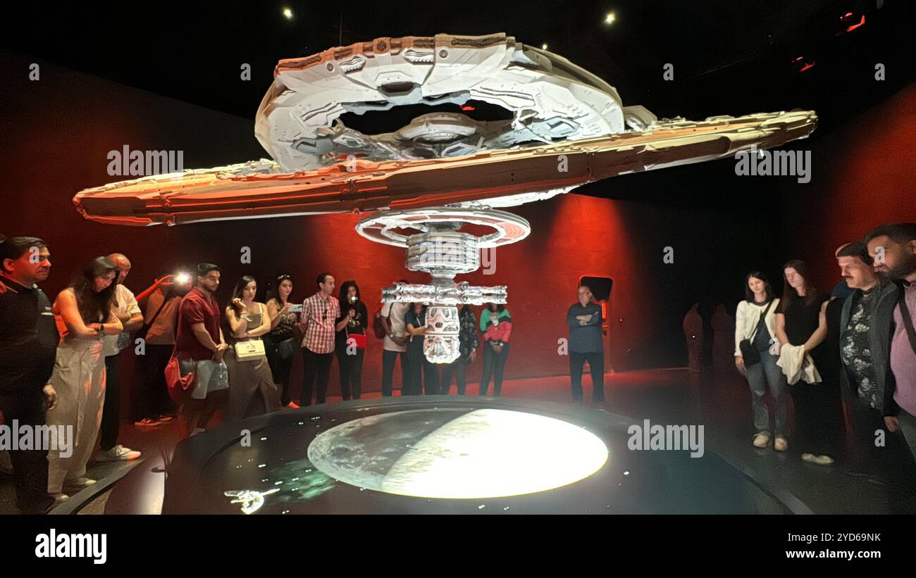 Space Station Command Center exhibit at the Museum of the Future in ...