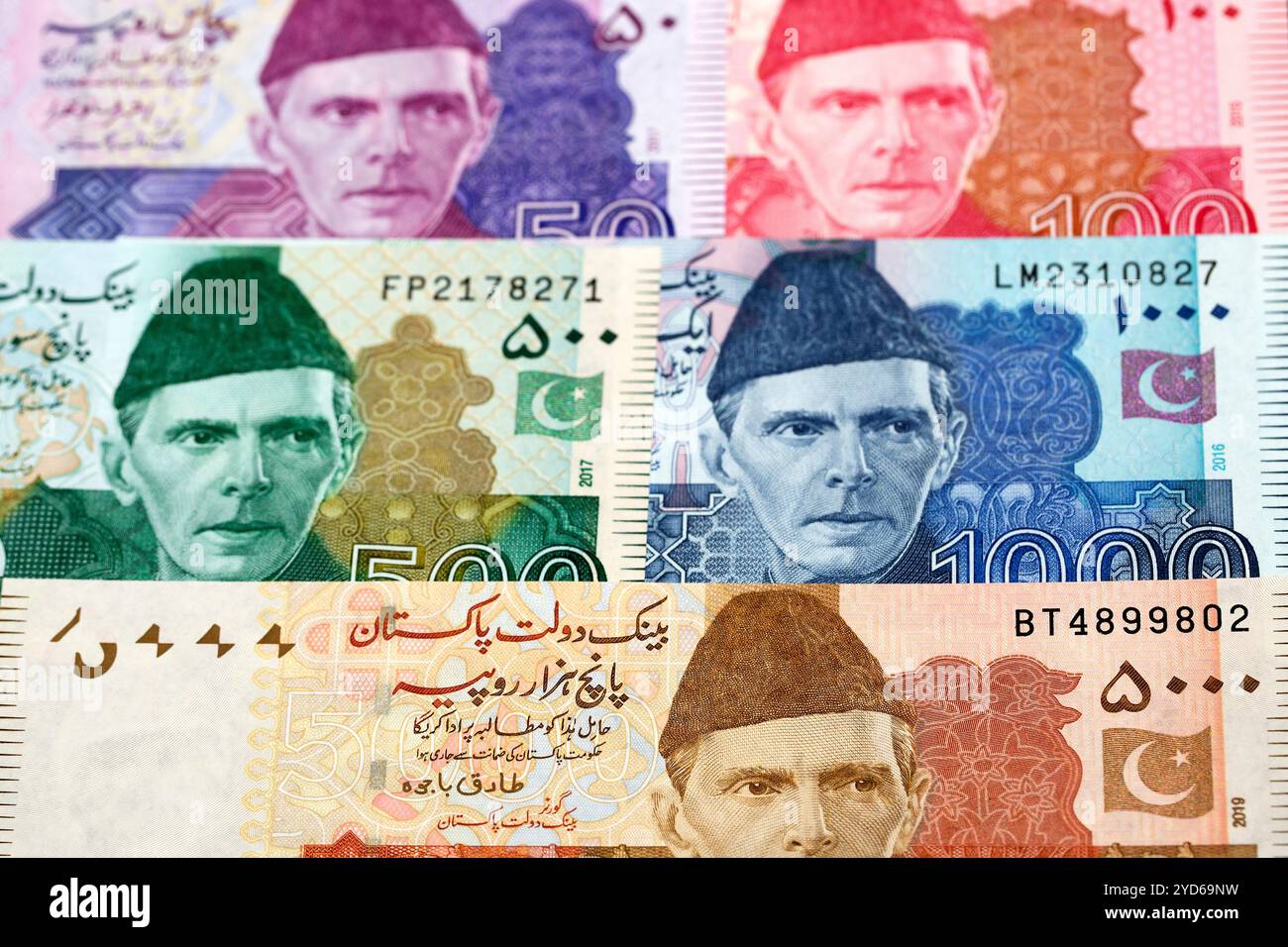 Pakistani money - rupee a business background Stock Photo - Alamy