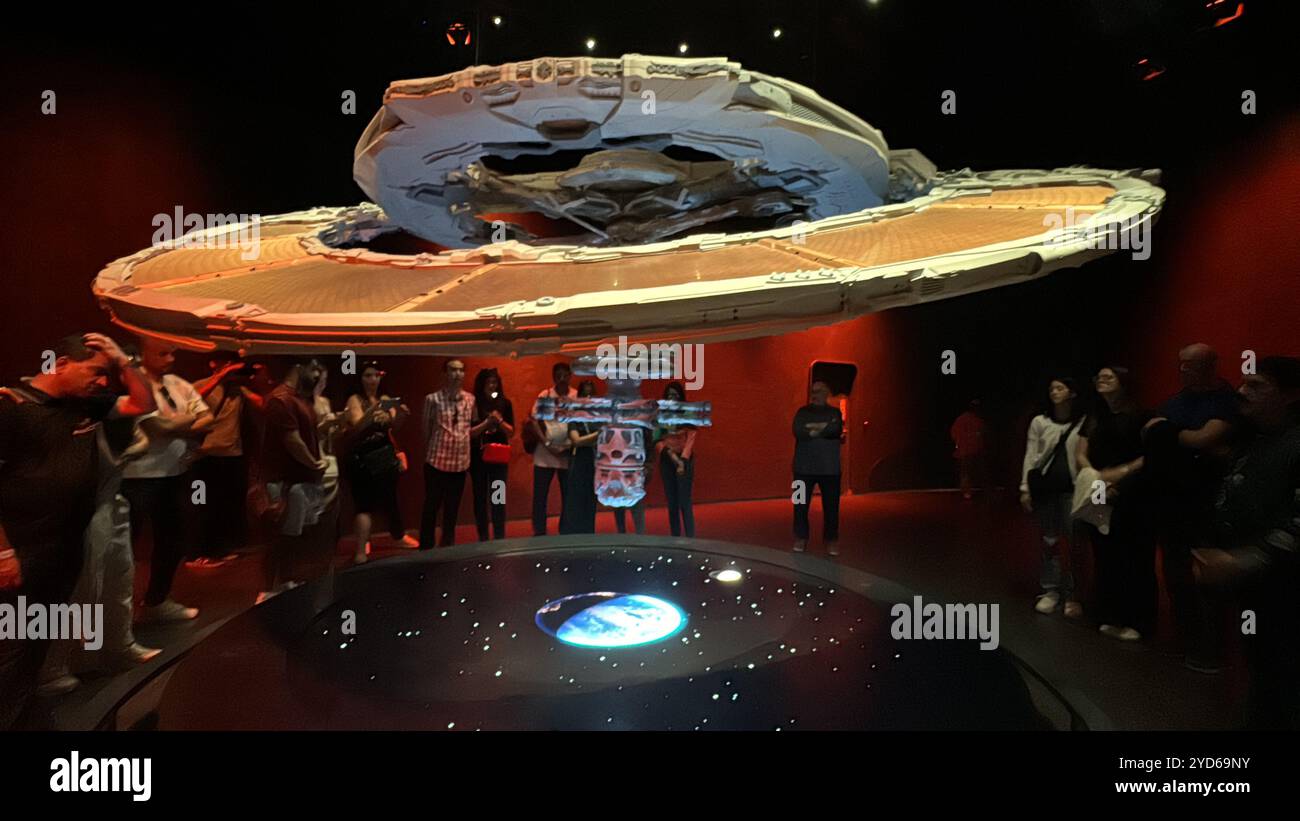 Space Station Command Center exhibit at the Museum of the Future in ...