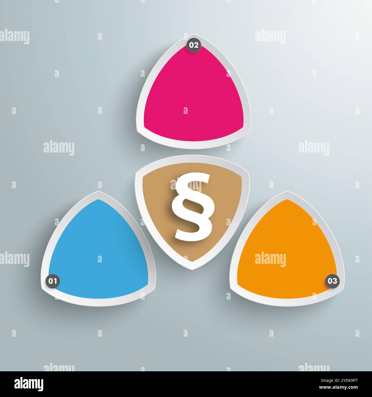 Infographic design with paragraph on the grey background Stock Photo ...