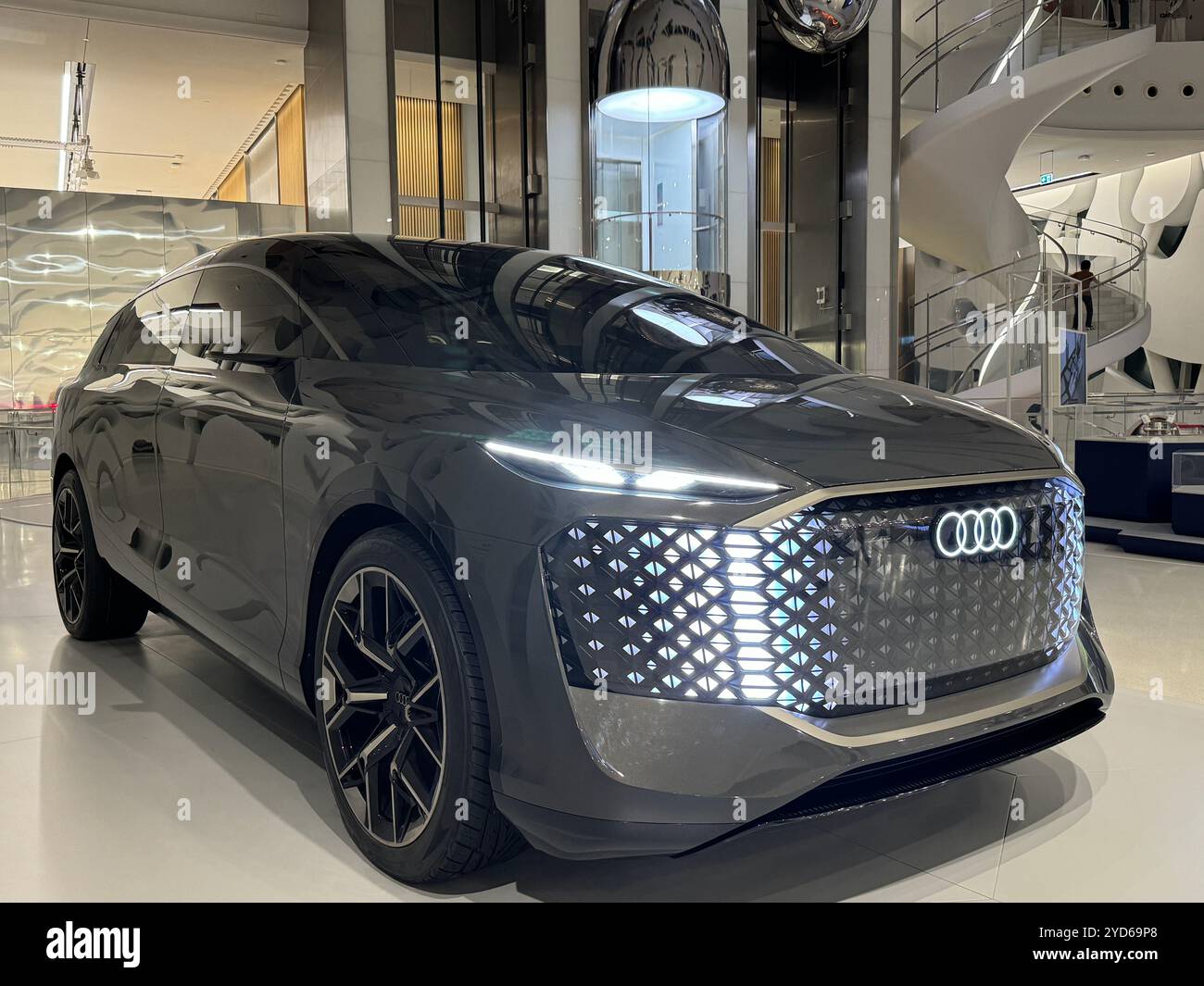 AUDI AI-CON at Tomorrow Today exhibit at the Museum of the Future in Dubai, UAE Stock Photo - Alamy