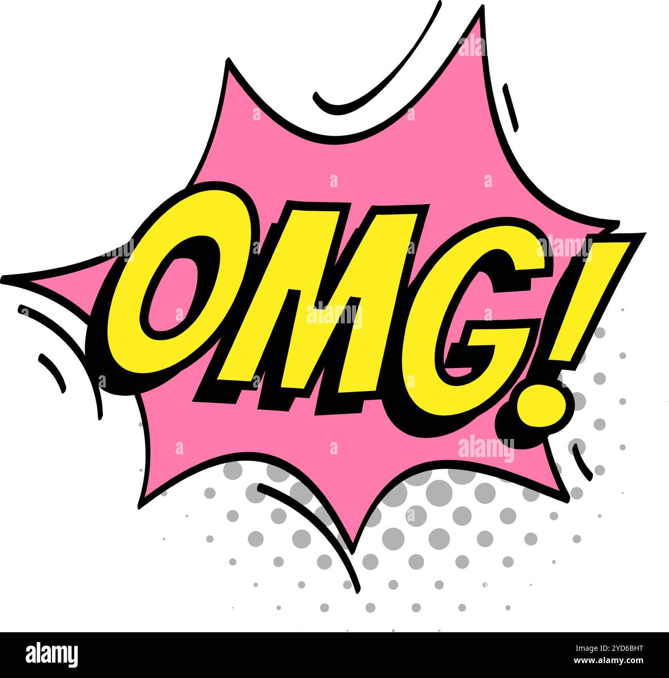 Cartoon exclamation expressing excitement hi-res stock photography and ...