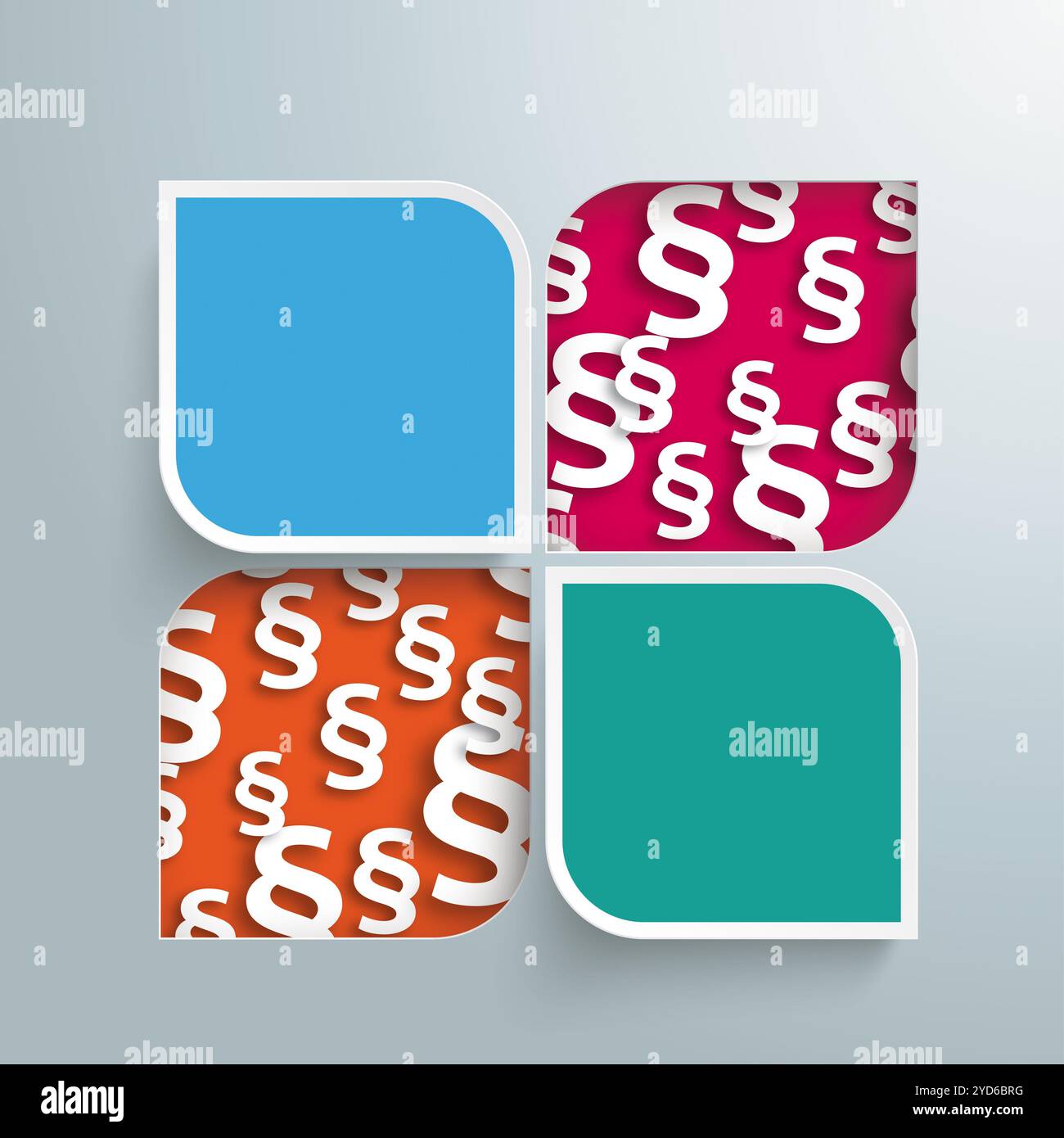 Infographic design with white paragraphs on the gray background. Eps 10 ...