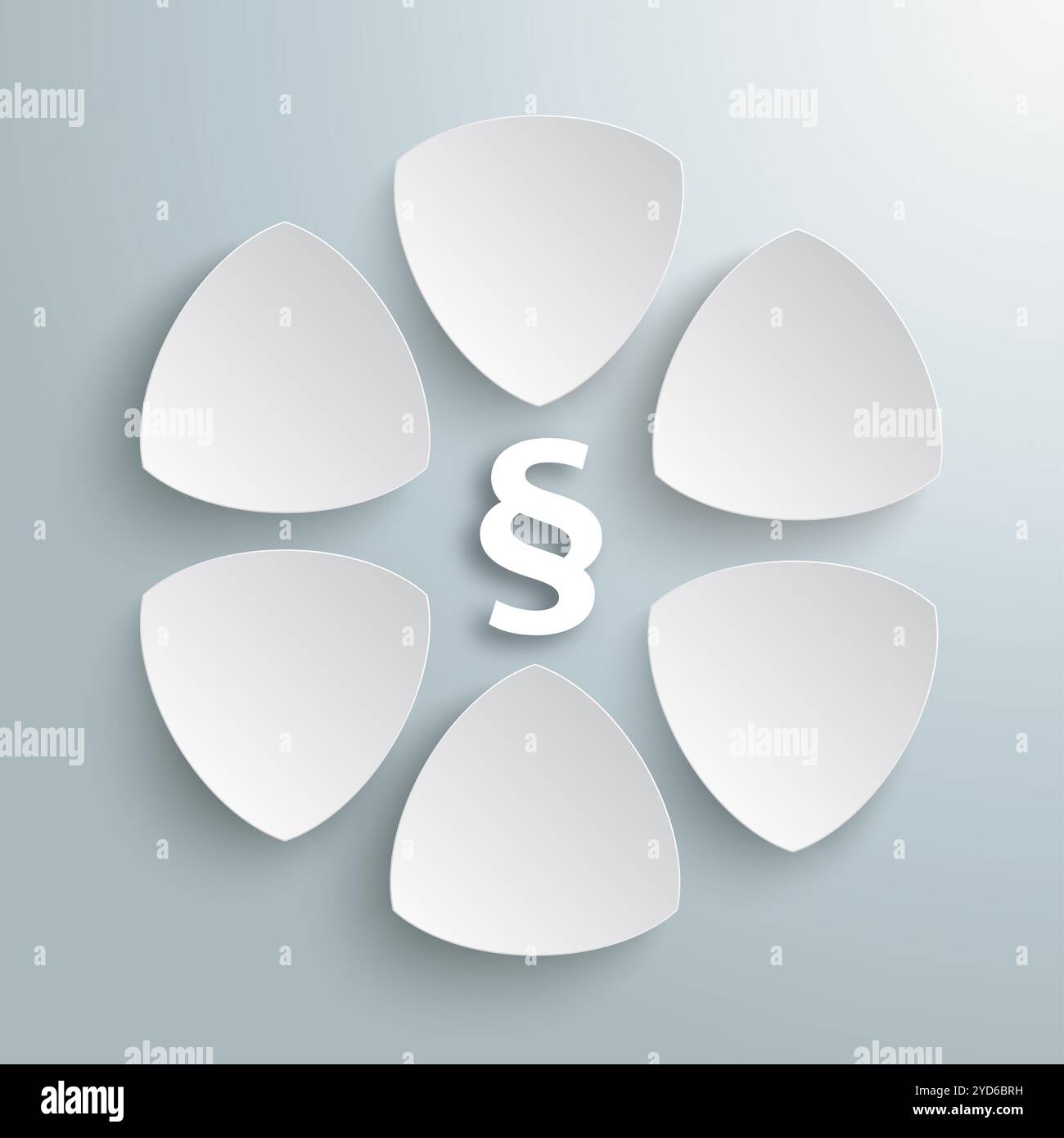 Infographic design with white paragraph on the grey background. Eps 10 ...