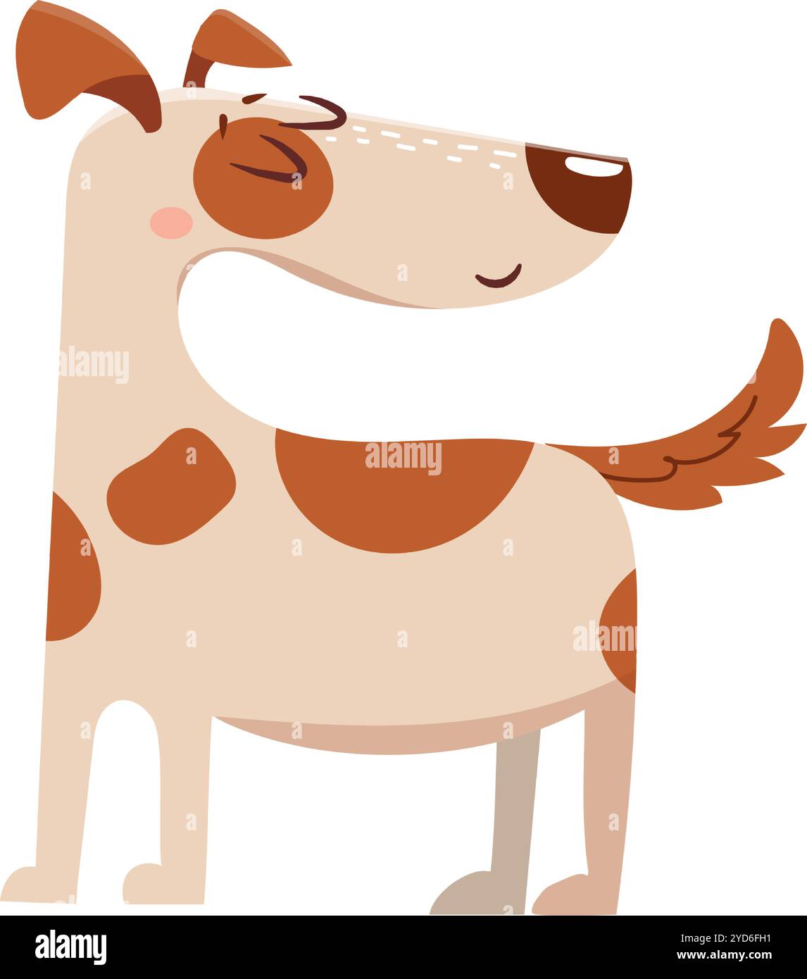 Cartoon dog drawing Cut Out Stock Images & Pictures - Alamy