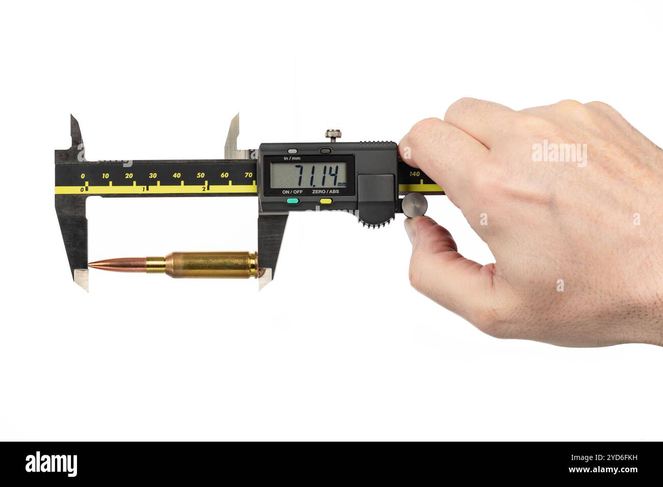 Hand holding measuring ruler hi-res stock photography and images - Alamy