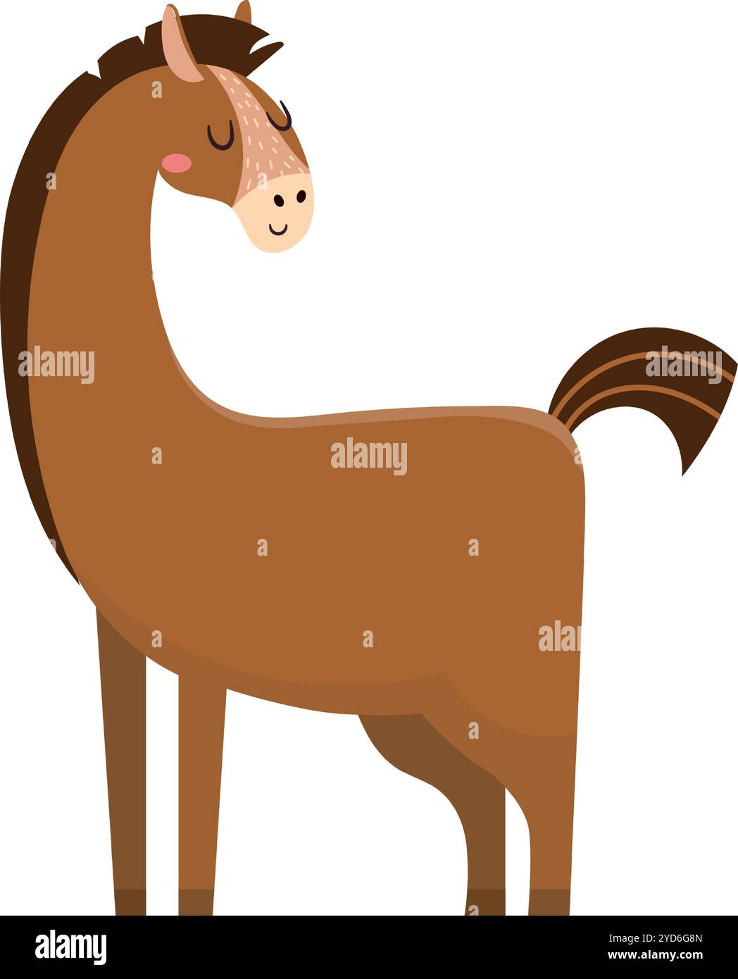 Smiling child closed eyes Stock Vector Images - Alamy