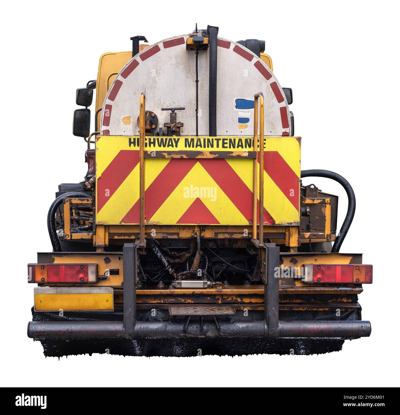 Isolated Road Tarmac Surfacing Truck Stock Photo - Alamy