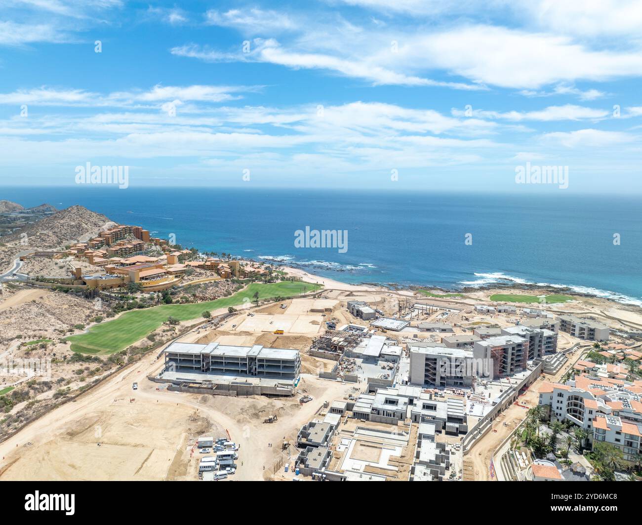 Aerial view of beach in Cabo San Jose, Baja California Sur, Mexico ...
