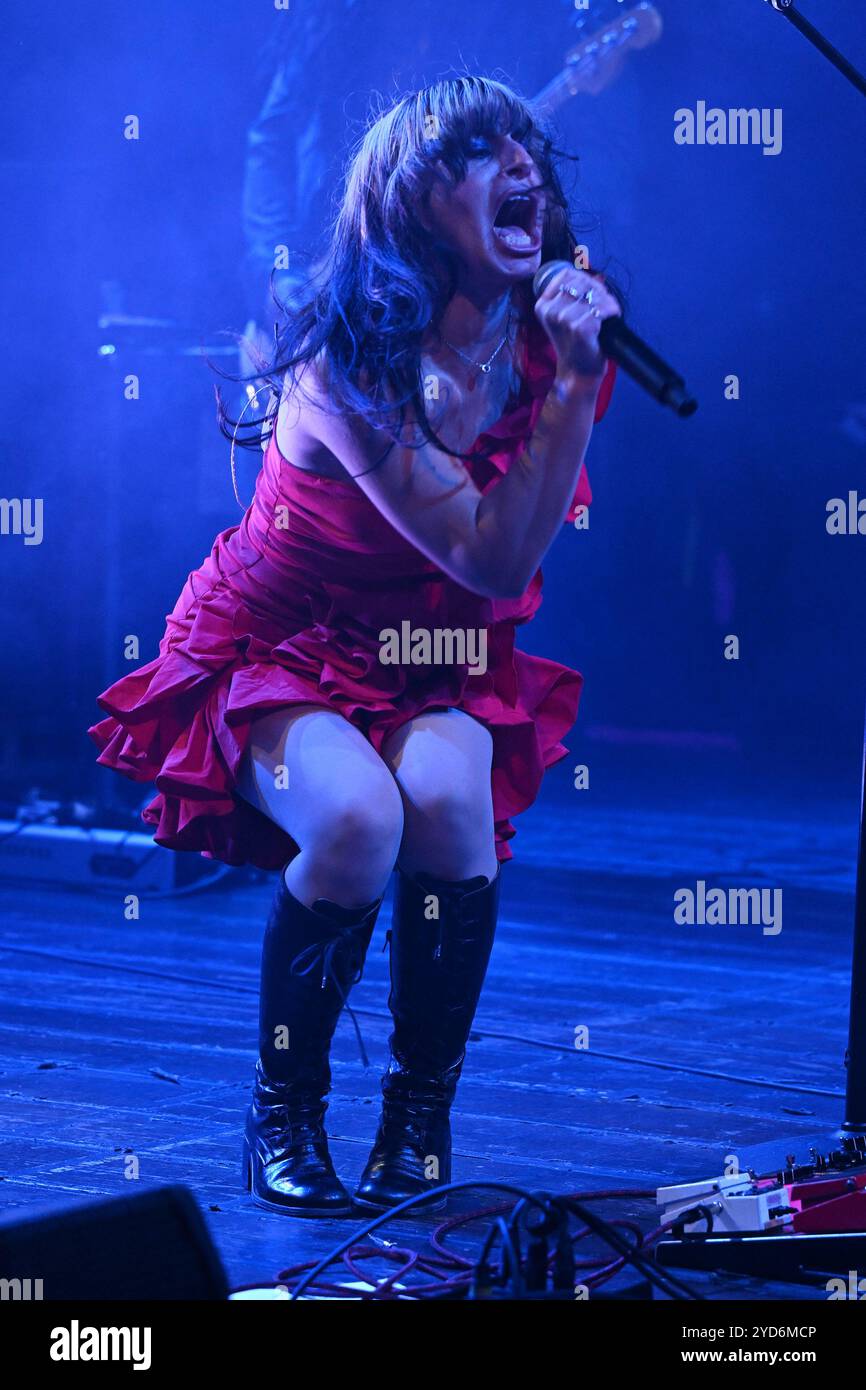 Fort Lauderdale FL, USA. 24th Oct, 2024. Mannequin Pussy performs during their I Got Heaven Tour ...