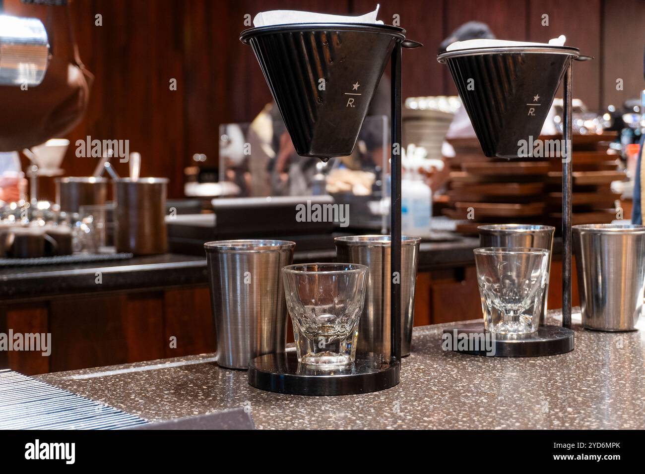 Shanghai Starbucks Reserve Roastery Stock Photo - Alamy