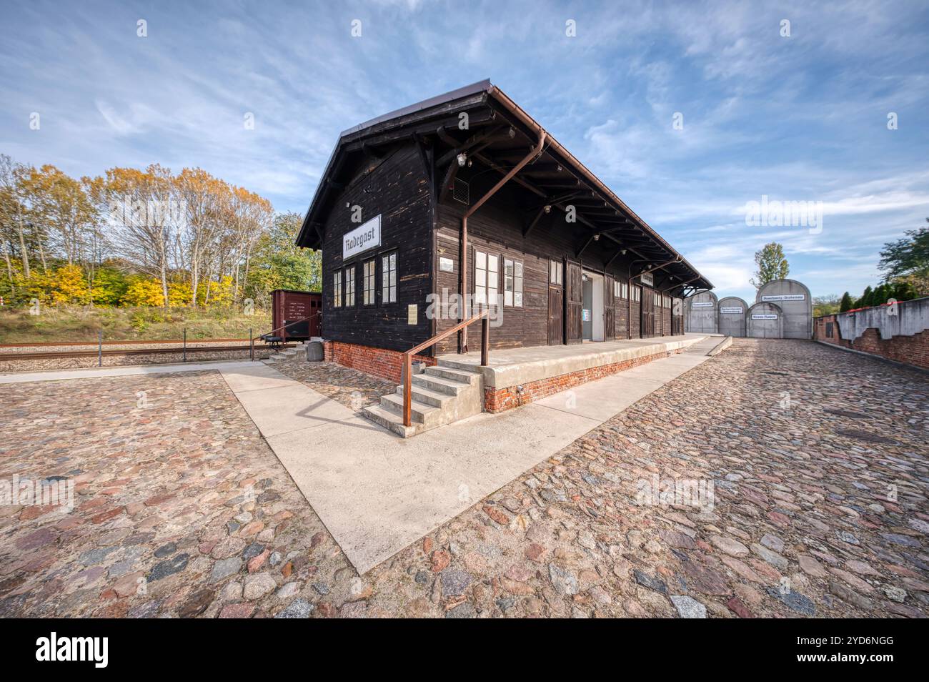 The Radegast Station - Lodz Ghetto Stock Photo - Alamy